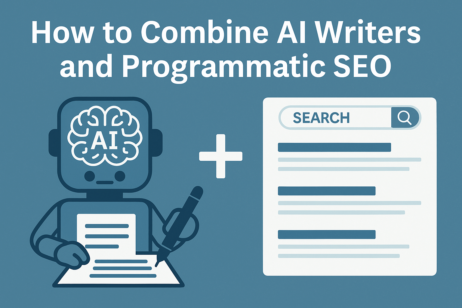 How To Combine AI Writers And Programmatic SEO